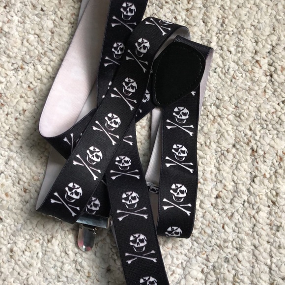 Hot Topic | Accessories | Hot Topic Black White Skull Poison Bones ...